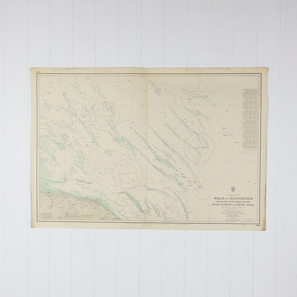 England - Wells to Happisburgh Chart/Map – Coastal Vintage