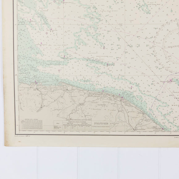 England - Wells to Happisburgh Chart/Map – Coastal Vintage