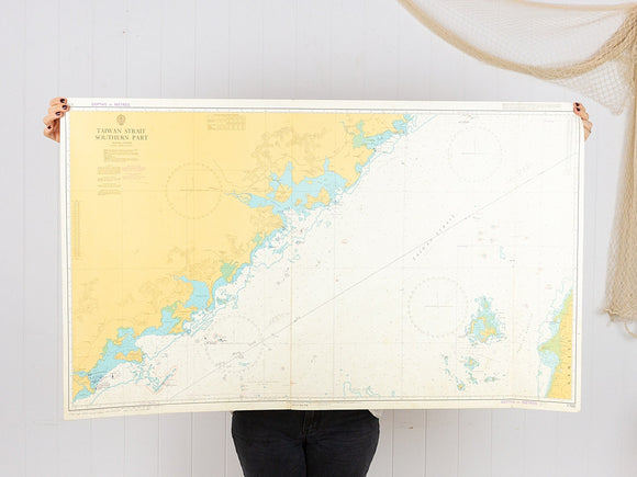 Taiwan Strait Chart/Map – Coastal Vintage