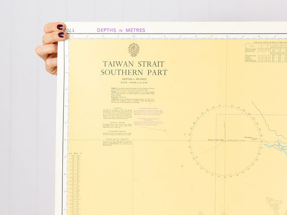 Taiwan Strait Chart/Map – Coastal Vintage
