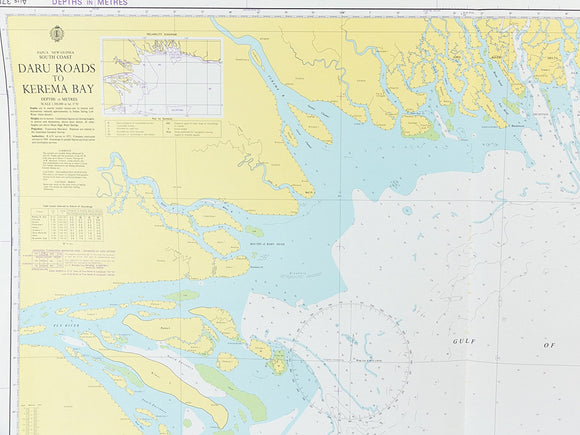 PNG - Kerema Bay Chart/Map – Coastal Vintage